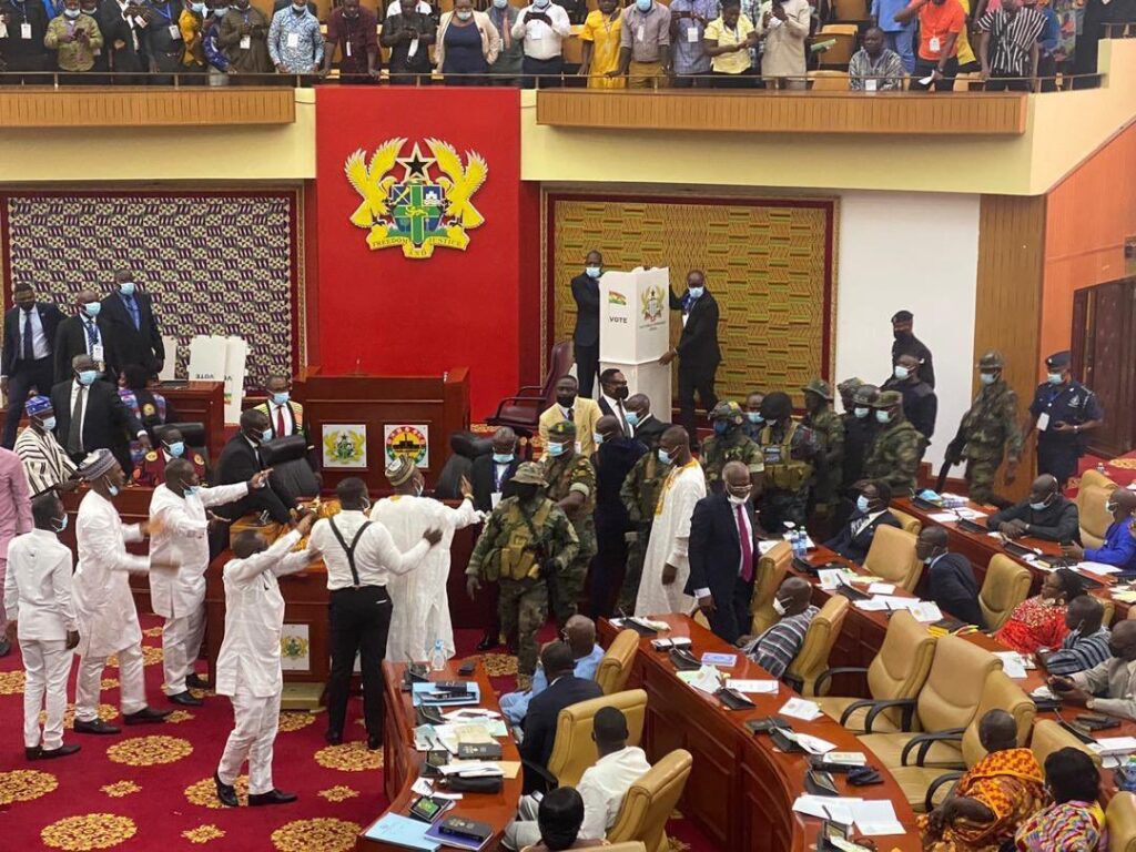 ‘Complete mess’: Ghana army steps in to quell parliament clash - Africa ...